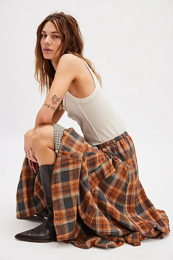 Cp Shades Lily Maxi Skirt - Burnt Orange | Editorialist